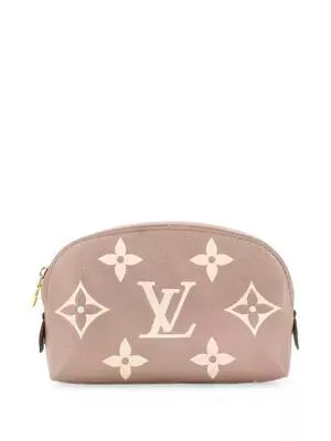 LOUIS VUITTON Cosmetic Bicolor Monogram Empreinte Giant Pouch