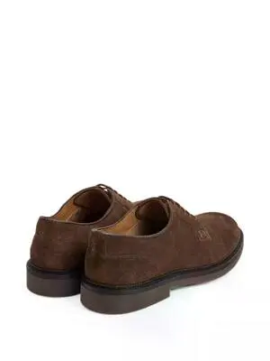 HACKETT LONDON Elsted Blucher Suede Lace-up Shoes