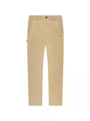 Loewe Embroidered-logo Cotton Trousers