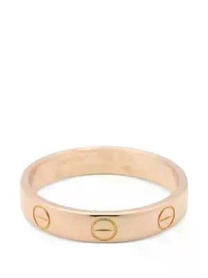 Cartier 18k Rose Gold Mini Love Ring - Pink