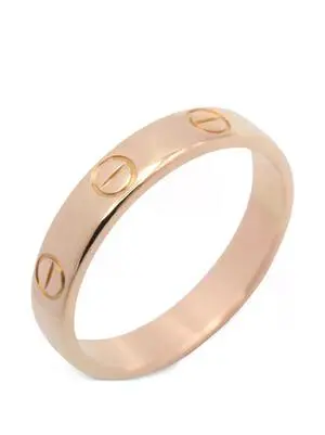 Cartier 18k Rose Gold Mini Love Ring - Pink