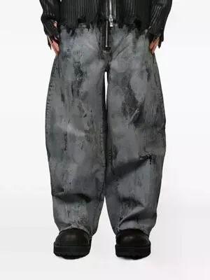 FILTH Waxed Baggy Jeans