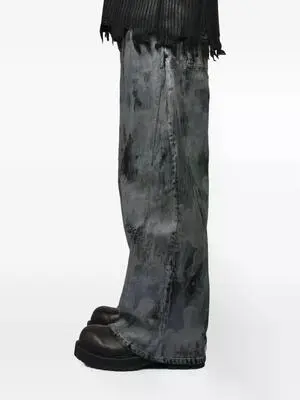 FILTH Waxed Baggy Jeans