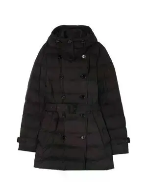 Burberry Short Nylon Audley Puffer Coat - Black