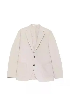 Eleventy Single-breasted Notch-lapel Jacket - Neutrals