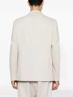 Eleventy Single-breasted Notch-lapel Jacket - Neutrals