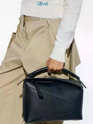Loewe Medium Puzzle Edge Leather Tote Bag