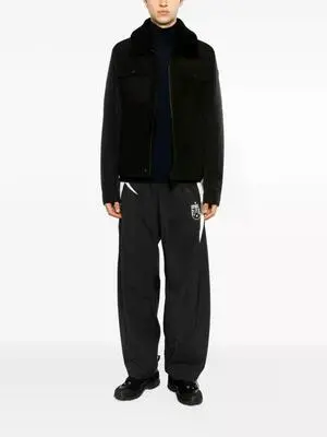 Moncler Shearling-collar Panelled Jacket