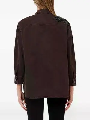 Liu Jo Bead-embellished Denim Shirt