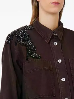 Liu Jo Bead-embellished Denim Shirt