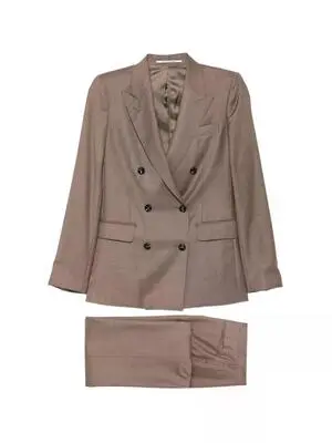 Tagliatore Double-breasted Suit - Brown