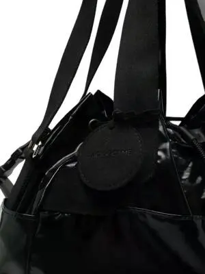 JACK GOMME Glossy Drawstring Shoulder Bag