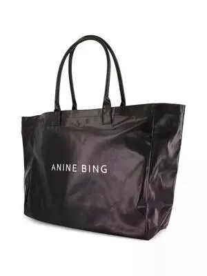 ANINE BING Leo Coated Canvas Tote