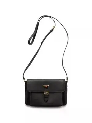 Prada Nappa Leather Smartphone Holder - Black