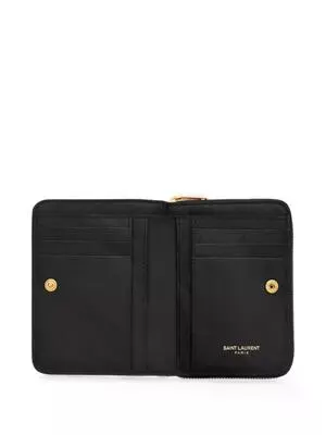 Saint Laurent Cassandre Quilted Leather Wallet