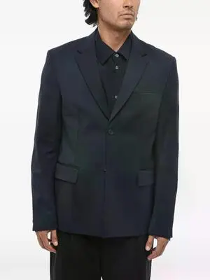 Off-White Staff Uniform Single-breasted Blazer - Blue