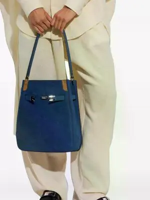 Tory Burch Lee Radziwill Nubuck Bucket Bag
