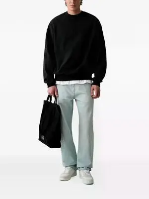 Adidas Logo-embroidered Sweatshirt - Black