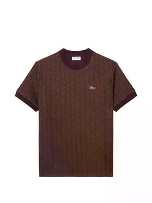Lacoste Monogram-jacquard T-shirt
