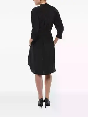 Stella McCartney Cut-out Belted Shirt Midi Dress