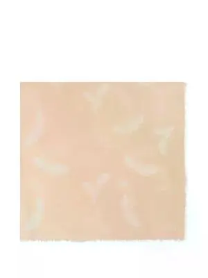Elisabetta Franchi Wool And Cashmere Foulard Scarf - Neutrals
