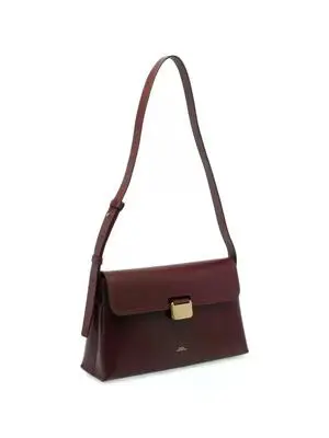 A.p.c. Simone Leather Shoulder Bag - Red