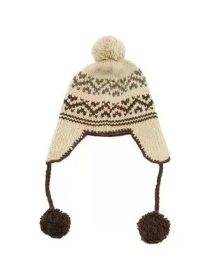 Moncler Fair Isle Beanie Hat