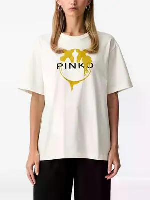 Pinko Logo-print Cotton T-shirt