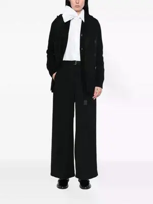 Sacai Belted Wide-leg Trousers