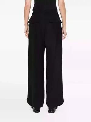 Sacai Belted Wide-leg Trousers