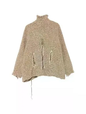 RUNDHOLZ Check Frayed-edge Jacket
