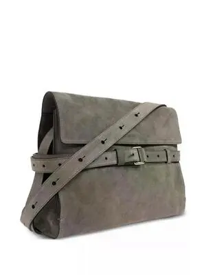 Moschino Tie Me Leather Shoulder Bag