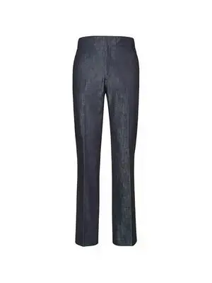FERRAGAMO Straight-leg Trousers - Blue