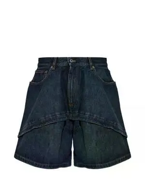 Loewe Layered-effect Denim Shorts