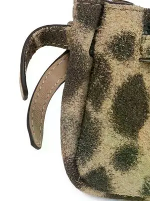 Tory Burch Romy Animal-print Bag Keychain