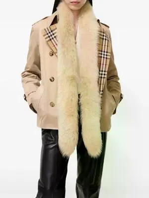 Burberry Lamb-fur Scarve