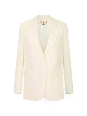 Elisabetta Franchi Jacket In Gabardine Fabric