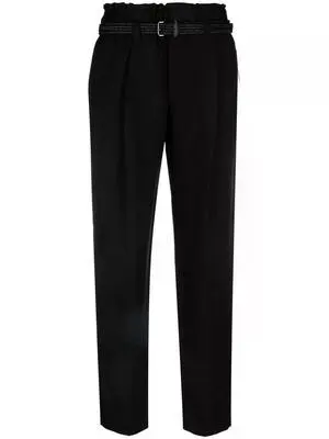 Brunello Cucinelli High-waist Cropped Trousers