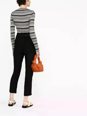 Brunello Cucinelli High-waist Cropped Trousers