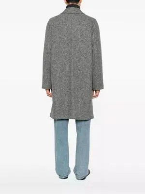 Eleventy Button-fastening Wool-blend Coat