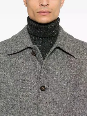 Eleventy Button-fastening Wool-blend Coat