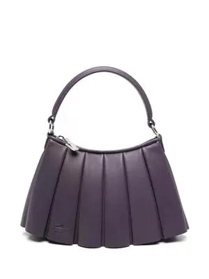Lacoste Pleated Tote Bag - Purple