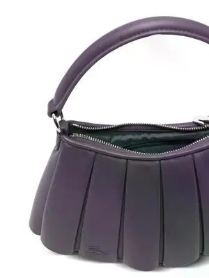 Lacoste Pleated Tote Bag - Purple