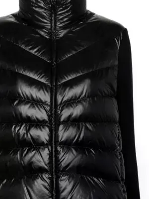Moncler Quilted Wool-sleeve Sweater