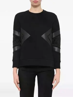 Neil Barrett Quilted Panelled Sweatshirt - Black
