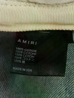 Amiri Release-hem Straight-leg Jeans