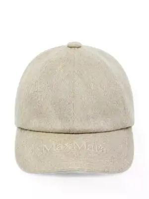 Max Mara Logo-embroidered Baseball Cap - Neutrals