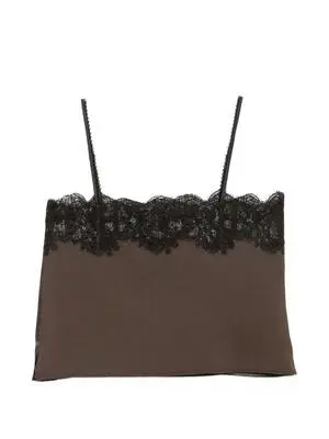 ALYSI Lace-trim Camisole Top