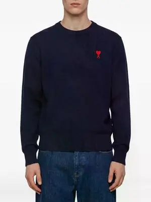 AMI Paris De Coeur Sweater - Blue