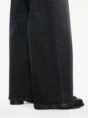 CAMBIO Faded Palazzo Jeans
